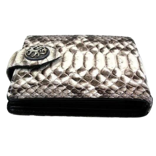 Snake Wallet Pelgio Genuine Python Snake Skin Leather Women's Trifold ...