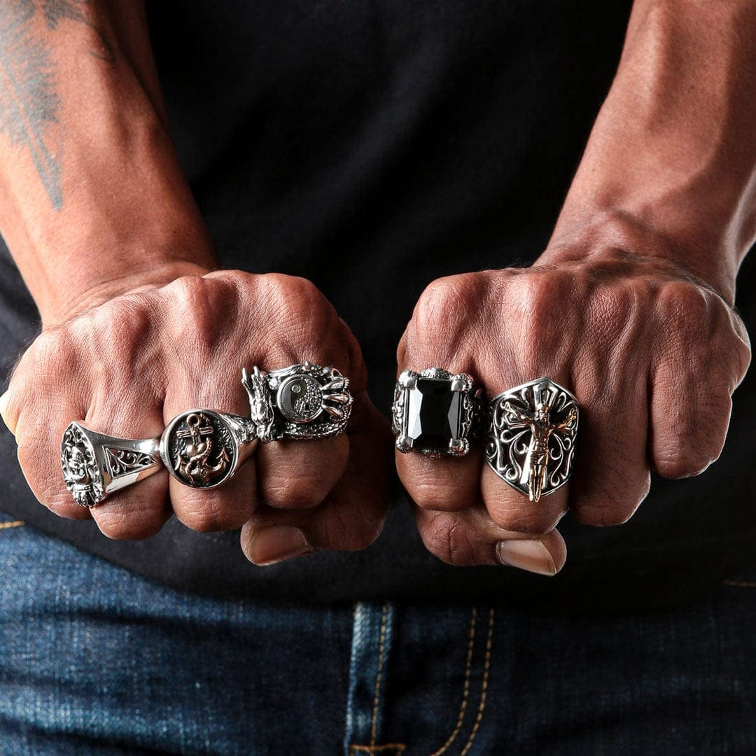 Men's Gothic Rings | Unique Sterling Silver Gothic Rings for Men – Page 2