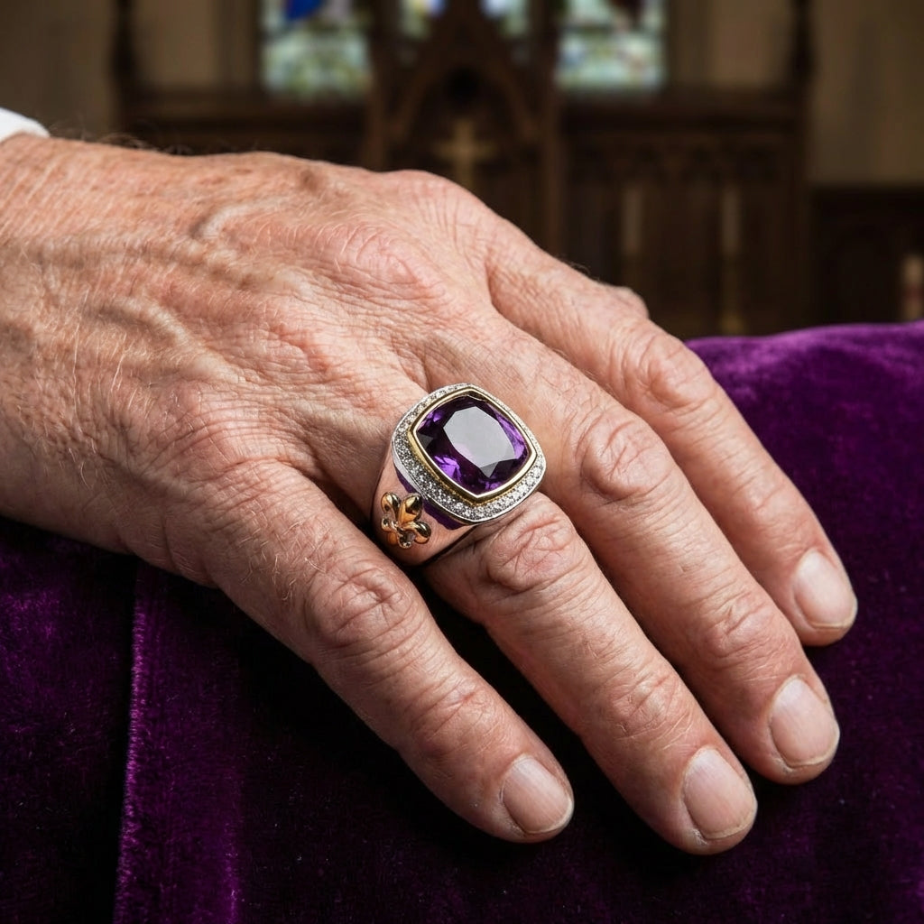 Bishop Rings — Clergy Jewelry with Real Gemstones